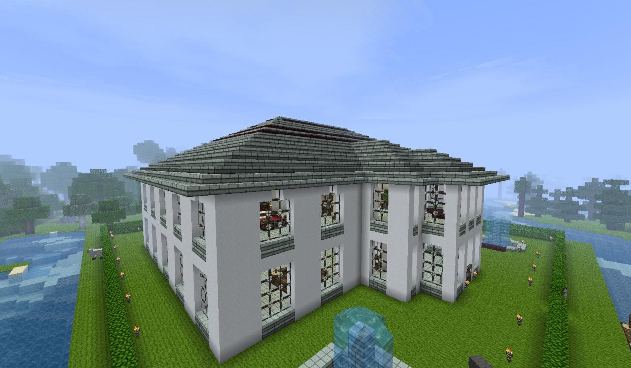 Seaside Mansion- Large Mansion by the Sea Minecraft Map