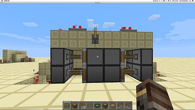 NEW 2x2 'Jeb' Hidden Piston Door ALMOST NO REDSTONE! Minecraft Map