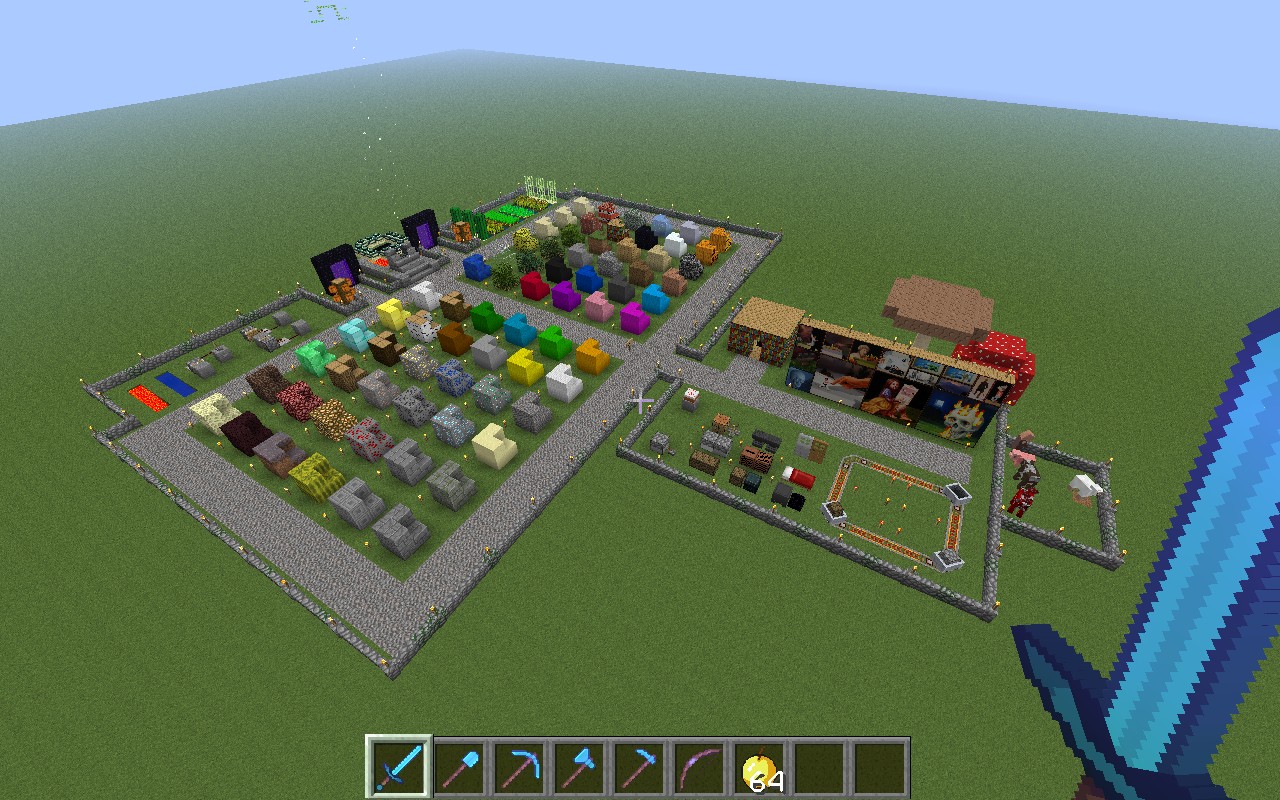 Texture Pack Test Map[1.4.7] Minecraft Map