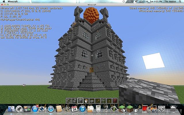 LOTR Custom Orthanc ( Tower in Isengard ) Minecraft Project