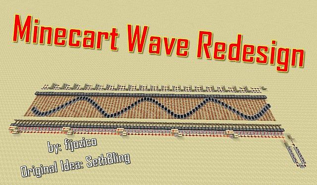 Minecart Wave Redesign Minecraft Map