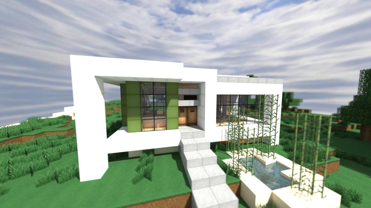 Simple Modern Home Minecraft Map