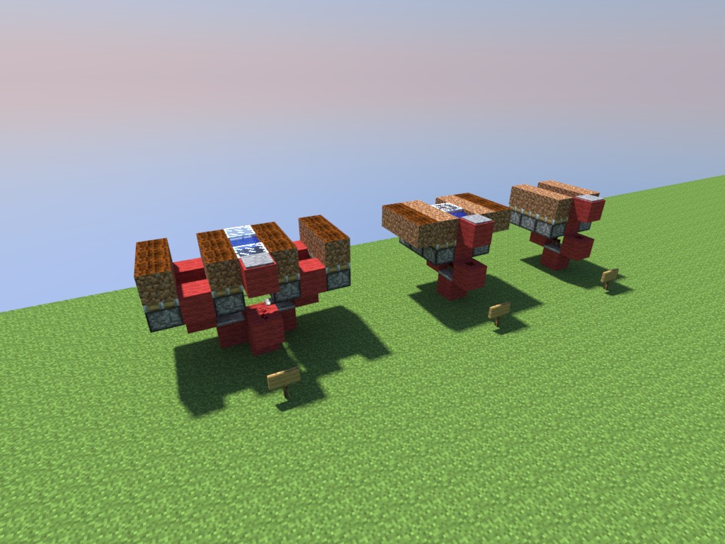 Tileable Floor Piston Farms Minecraft Map