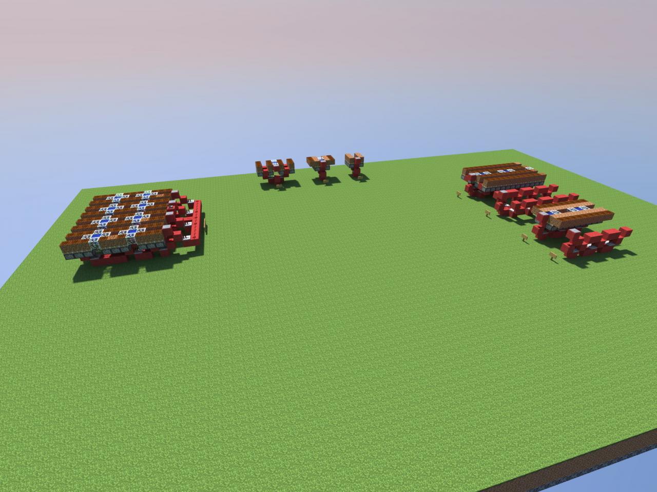 Tileable Floor Piston Farms Minecraft Map