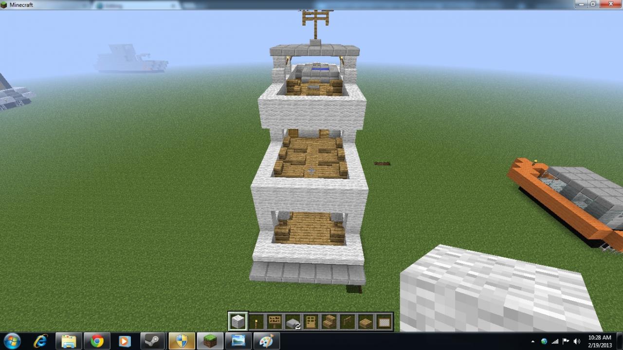 Small Cruise ship Minecraft Map