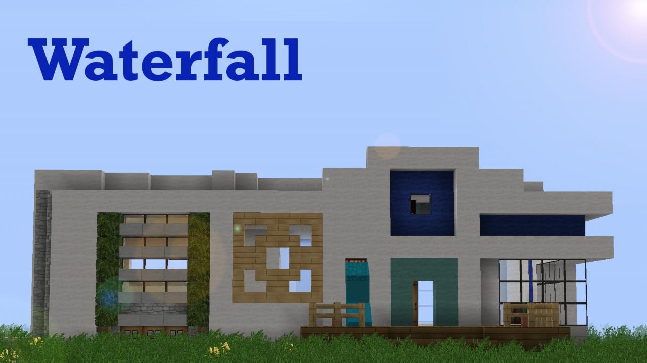 Waterfall [A Modern Elemental Build] Minecraft Map