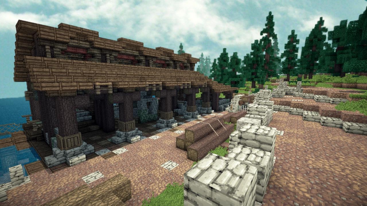 Wickenden -- Medieval Town and Keep Minecraft Map