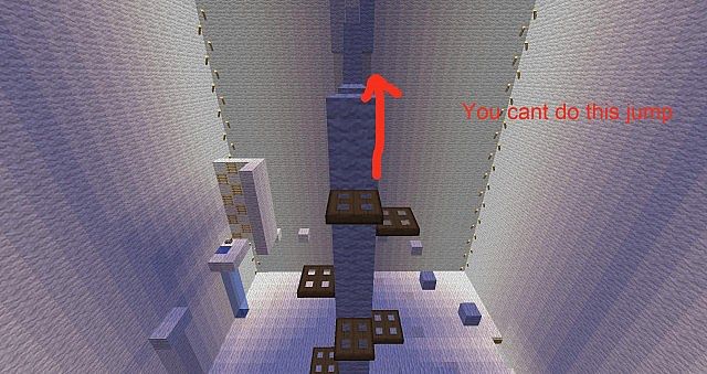 custom map:25(+) trials of parkour XBOX ONLY Minecraft Map