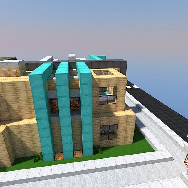 Cyan Stream (Modern Build) Minecraft Map