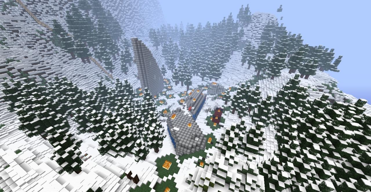 Plane crash Minecraft Map