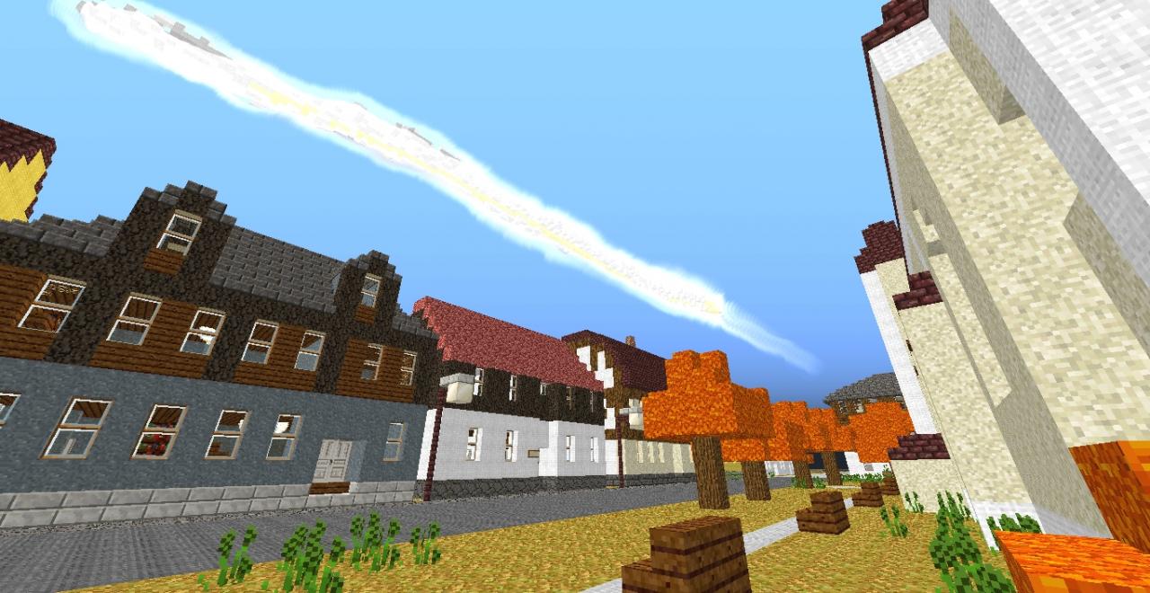 RUSSIAN METEOR IN MINECRAFT !!! Minecraft Map