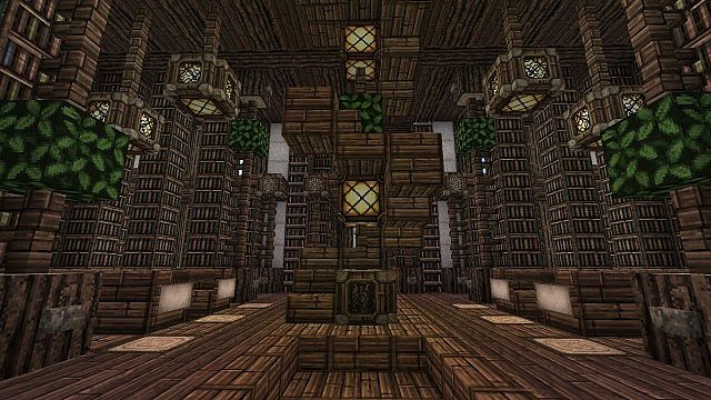 Library Minecraft Map