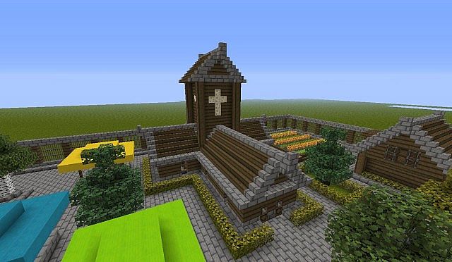 Small Medieval Town + download Minecraft Map