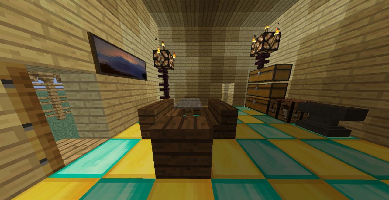 Modern-ish house. Minecraft Map