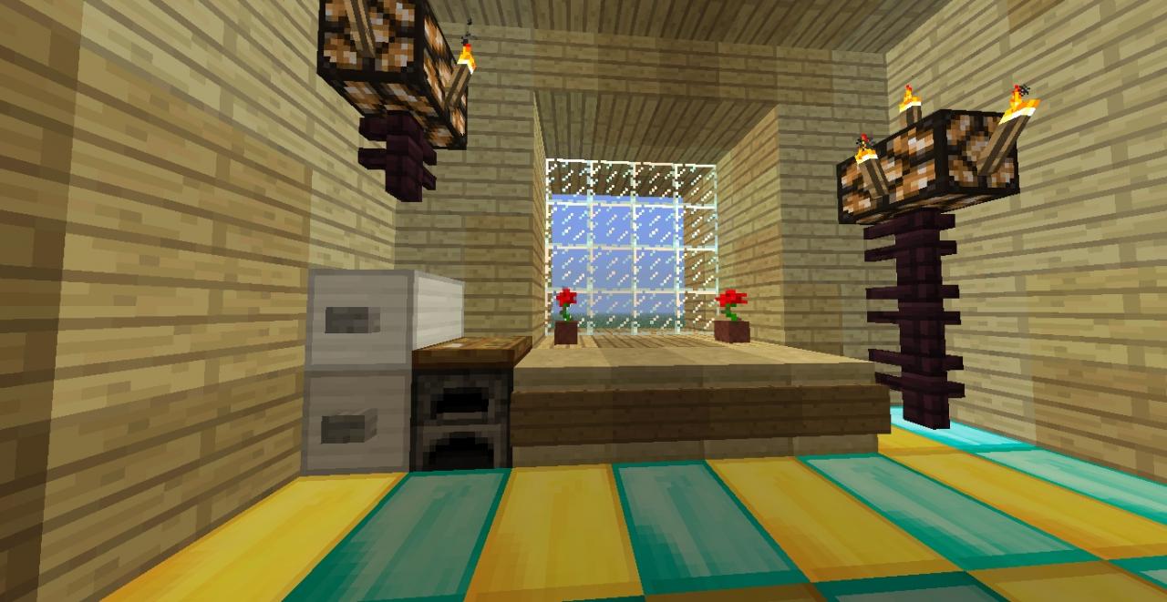 Modern-ish house. Minecraft Map