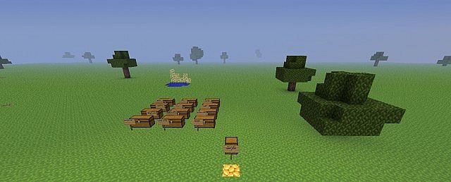 Flat land survival Minecraft Map