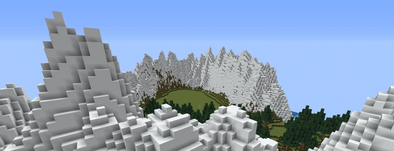 Snowy Mountains Minecraft Map