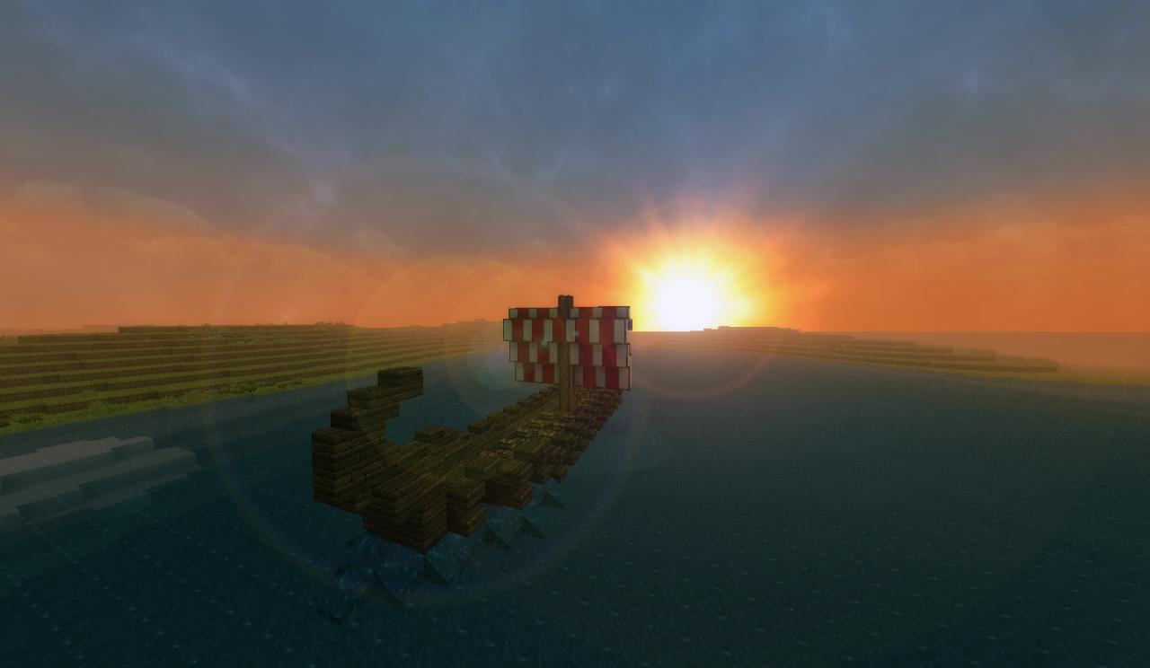 Viking Long Boat Minecraft Map