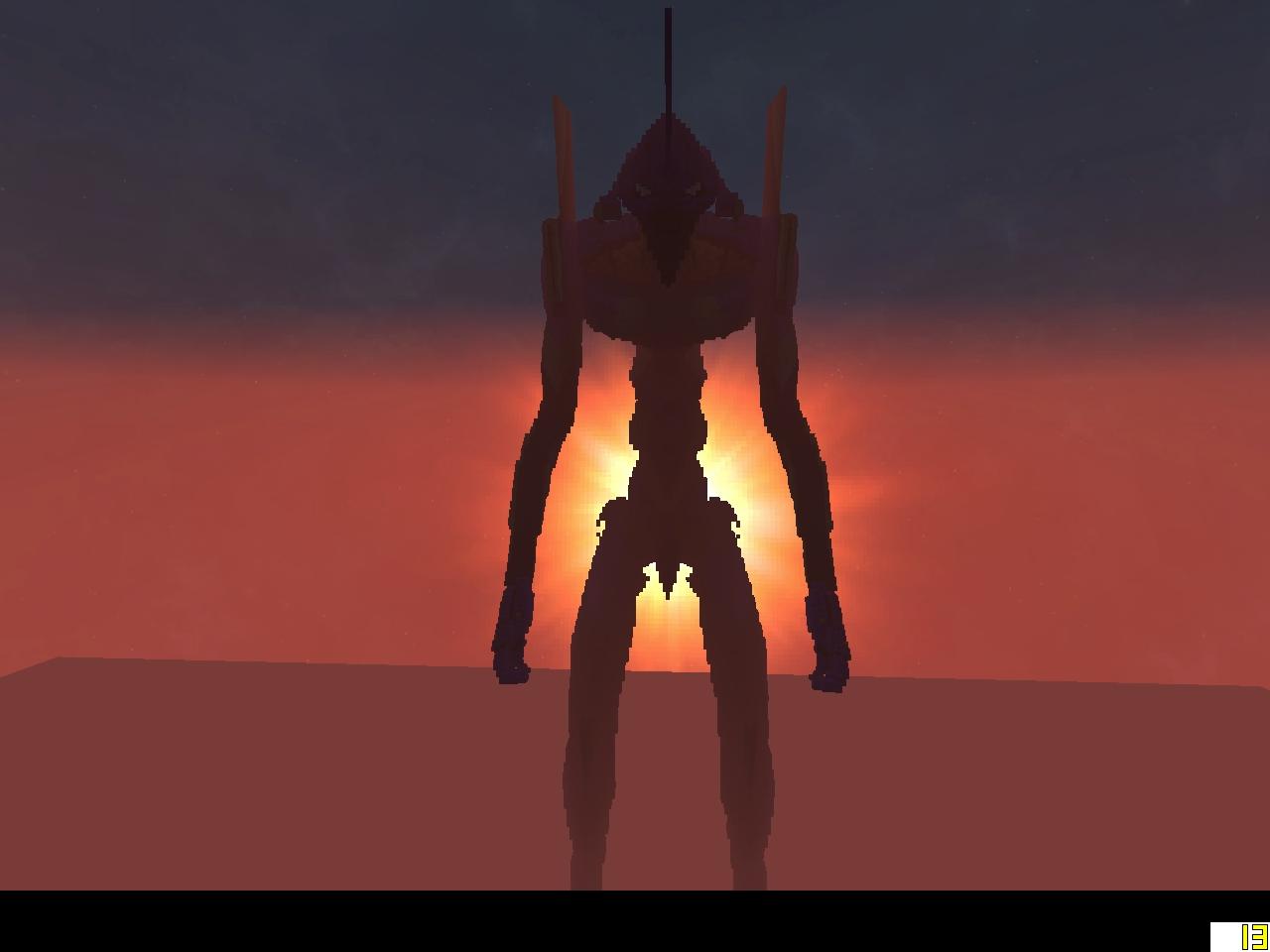 Evangelion unit 01 Minecraft Map