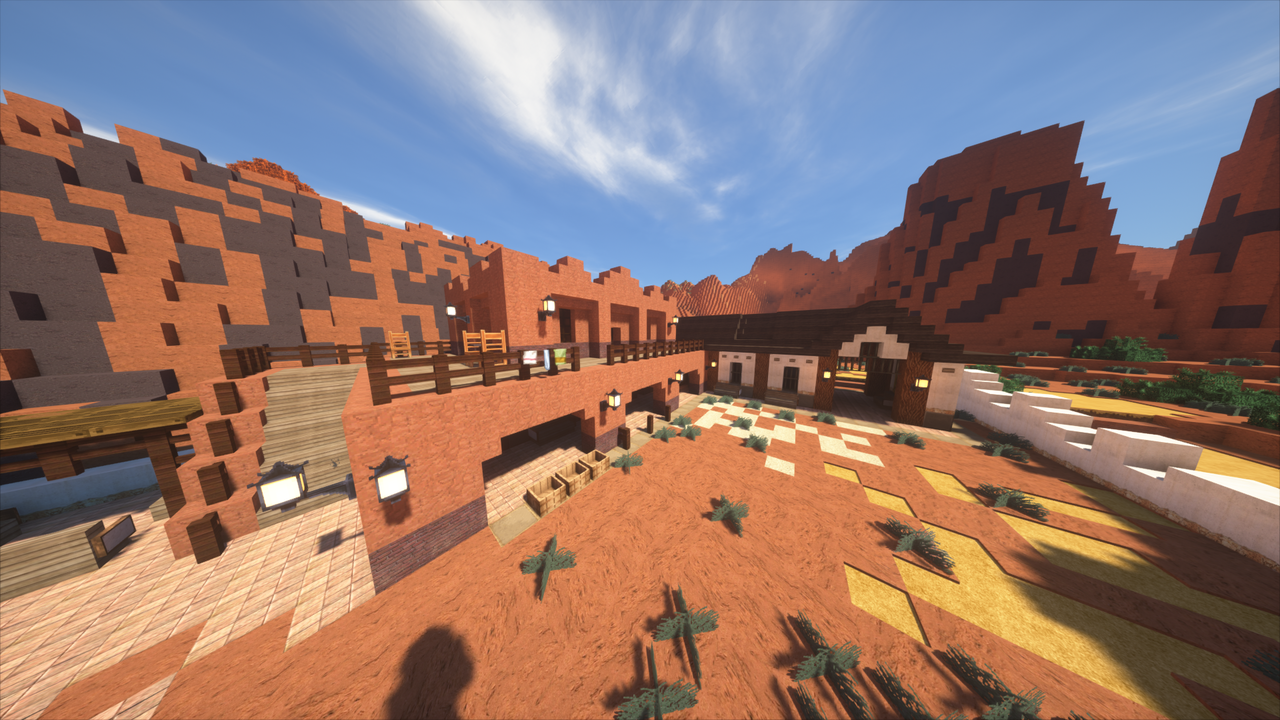 The Wild West in Minecraft (RDR) only Version 1.11.2 Minecraft Map