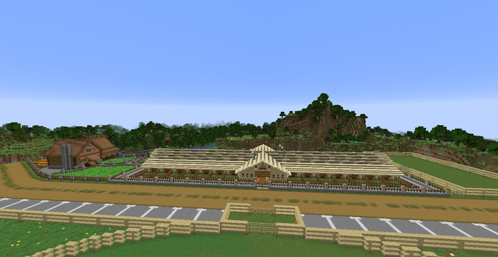 Horse Stable & Horse Riding Club Minecraft Map