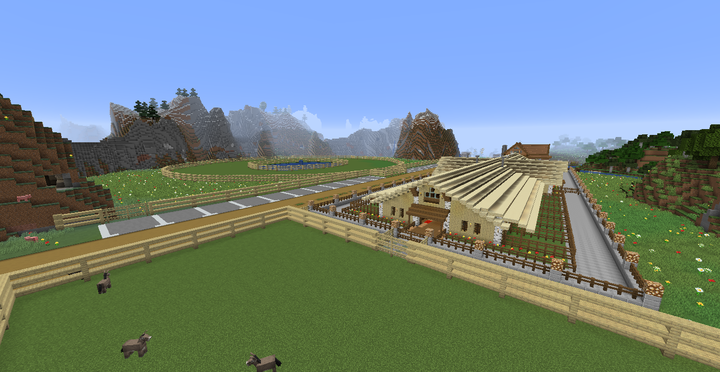 Horse Stable & Horse Riding Club Minecraft Map