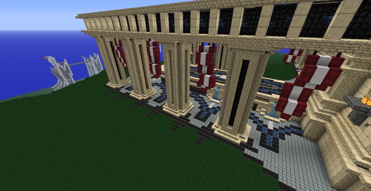 Sandstone Temple, Mithrintia Build Minecraft Map