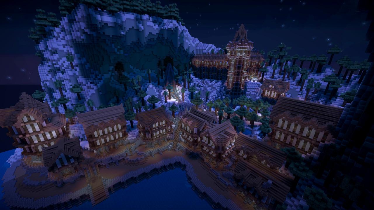 Medieval Seaside Villagetown Minecraft Map