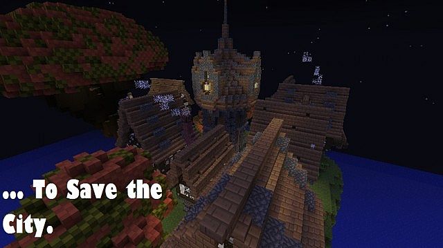 City of the Floating Farm Minecraft Map