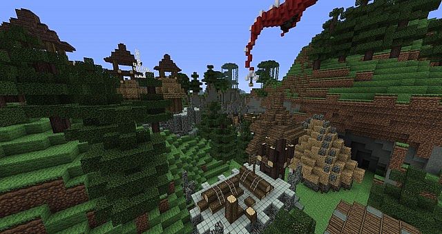 Orc Village Minecraft Map