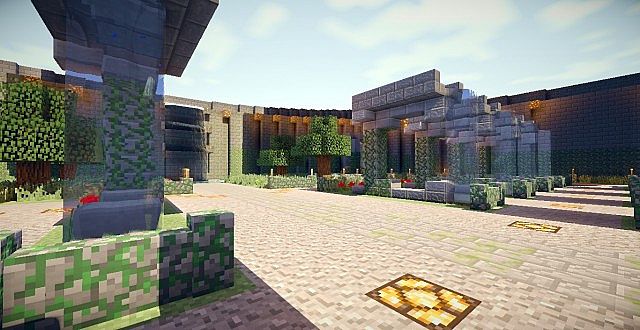 Plaza Spawn Minecraft Map