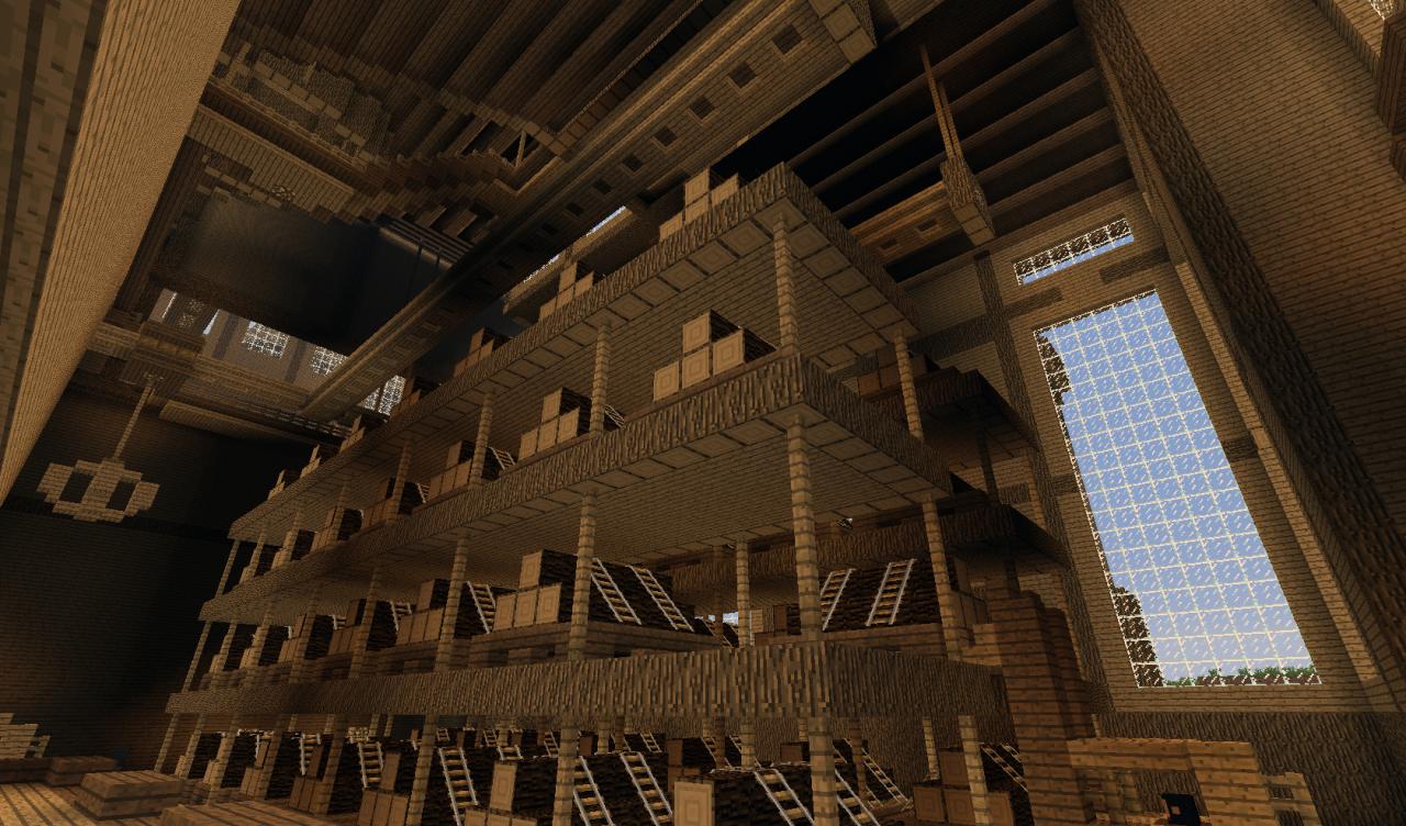 Wood Factory - My 2nd factory! - Elukaszeko Minecraft Map