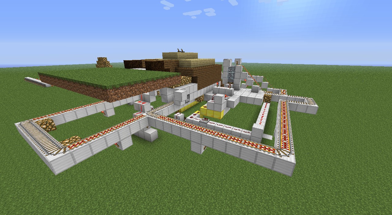 Fully Automatic Train Station v.1 Minecraft Map