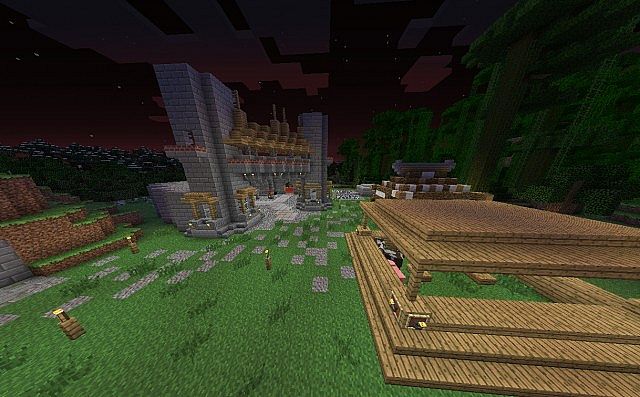 My Server Spawn DeltaCraft Raid/PvP Minecraft Map