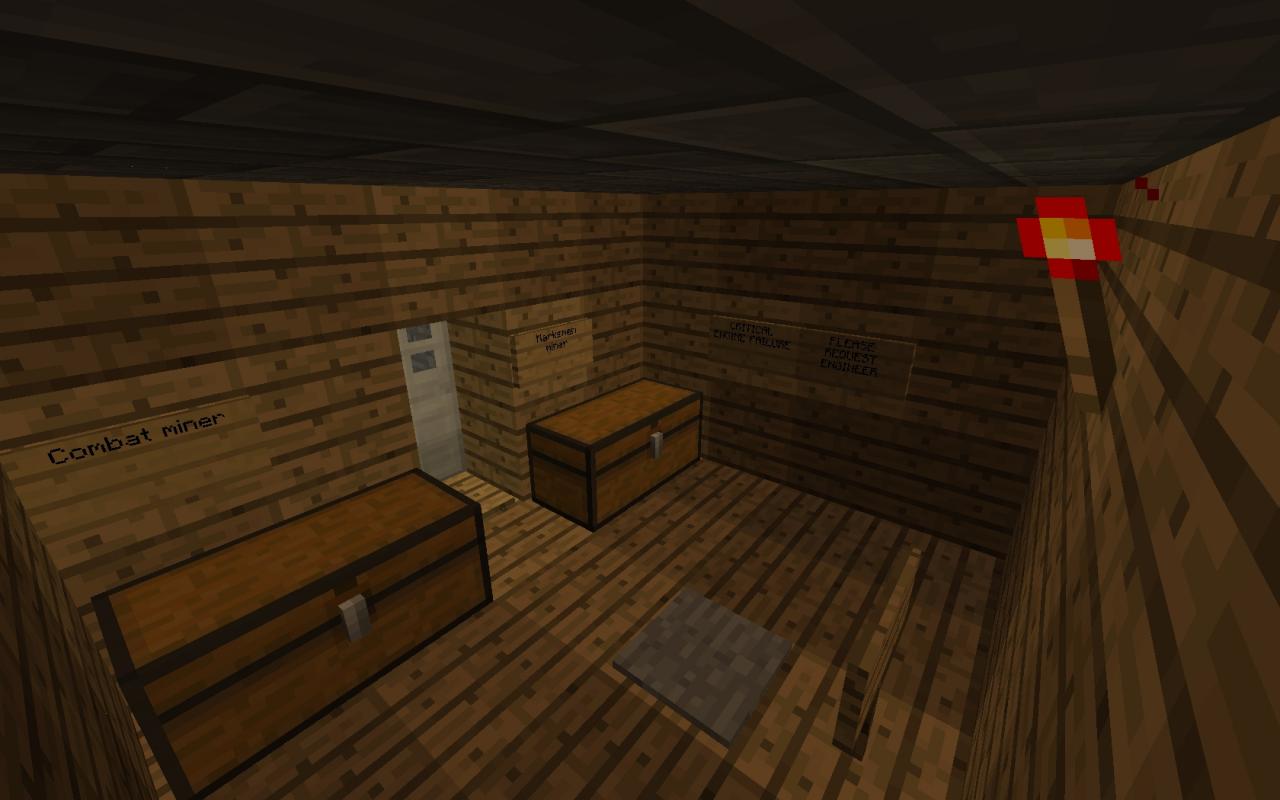 PVP-CTF: Shaft {Simple redstoning CTF} Minecraft Map