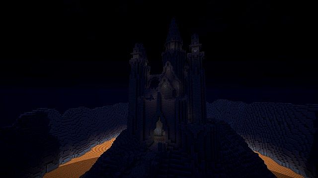 Lava Lake Castle Minecraft Map