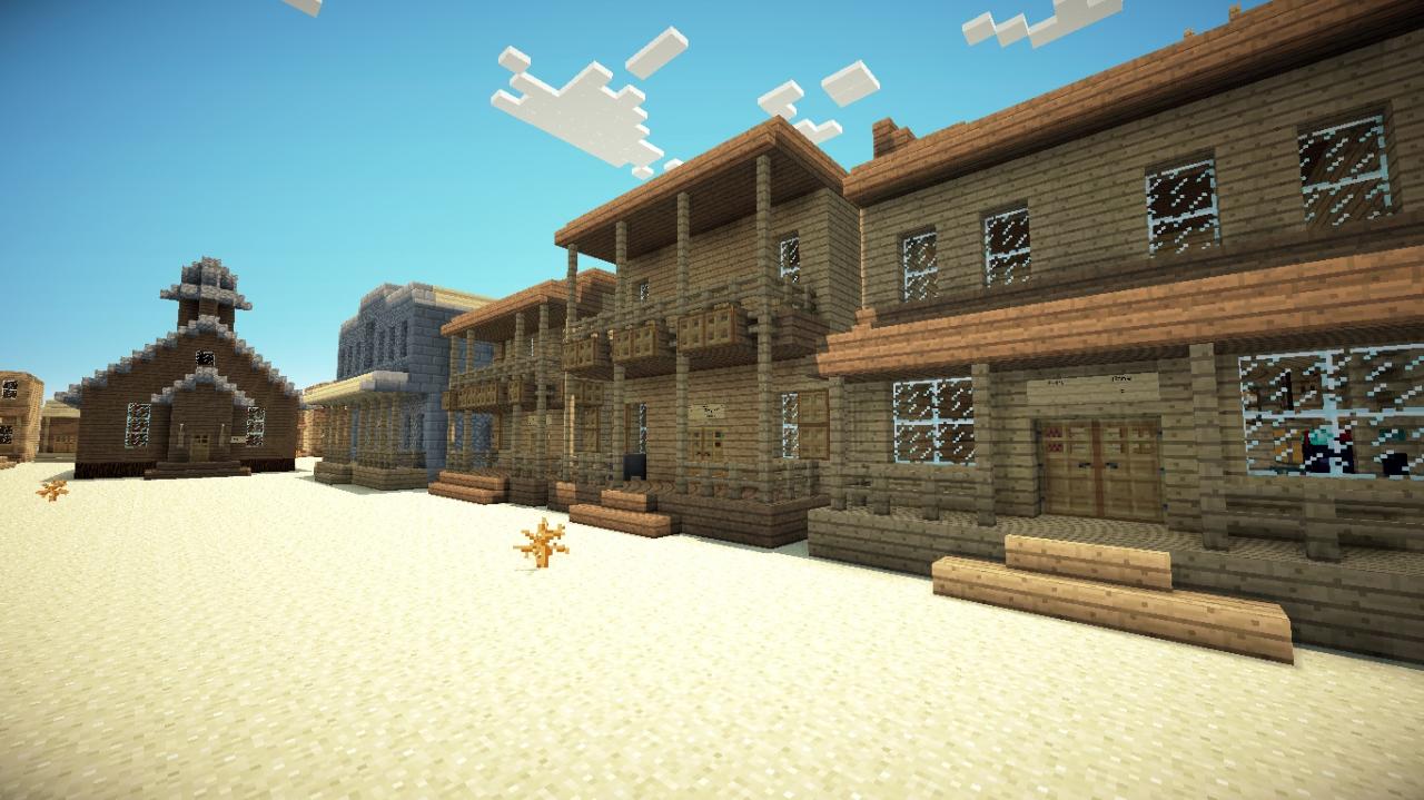 Western Town Minecraft Map