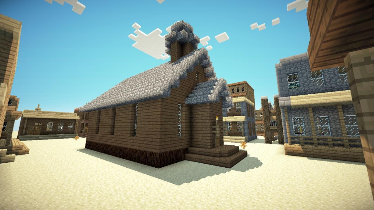 Western Town Minecraft Map