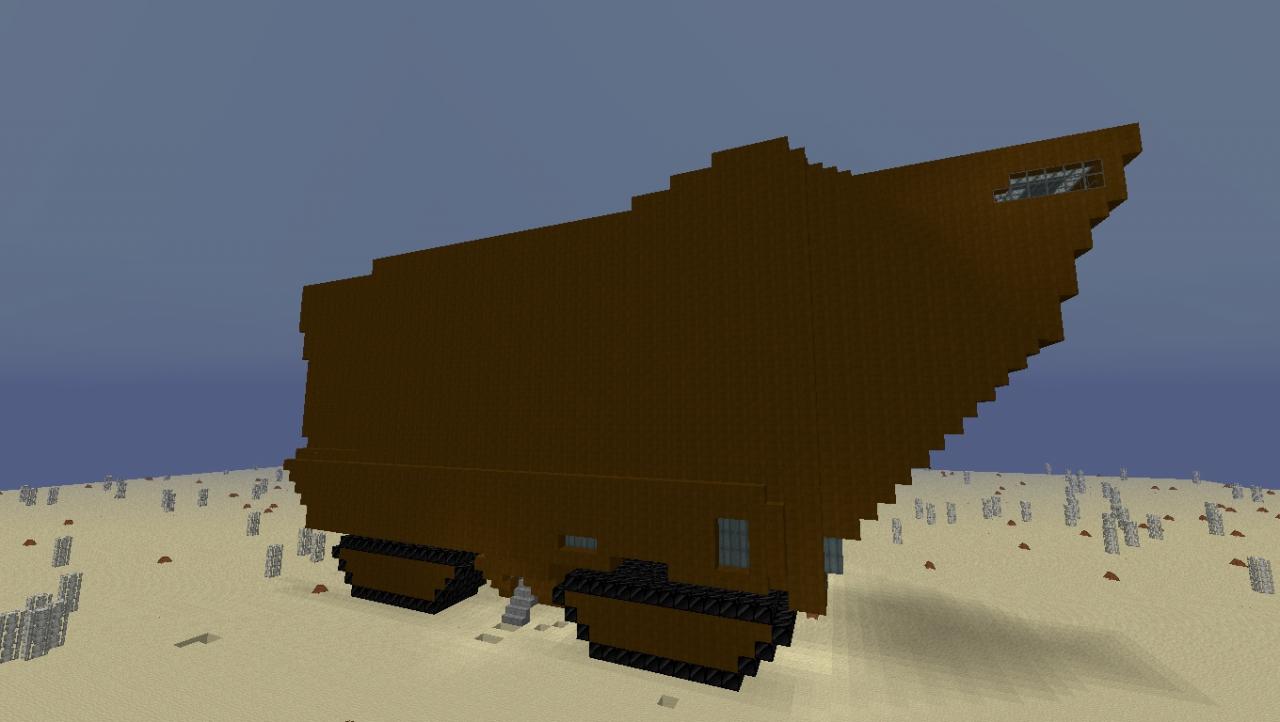 Star wars sandcrawler Minecraft Map
