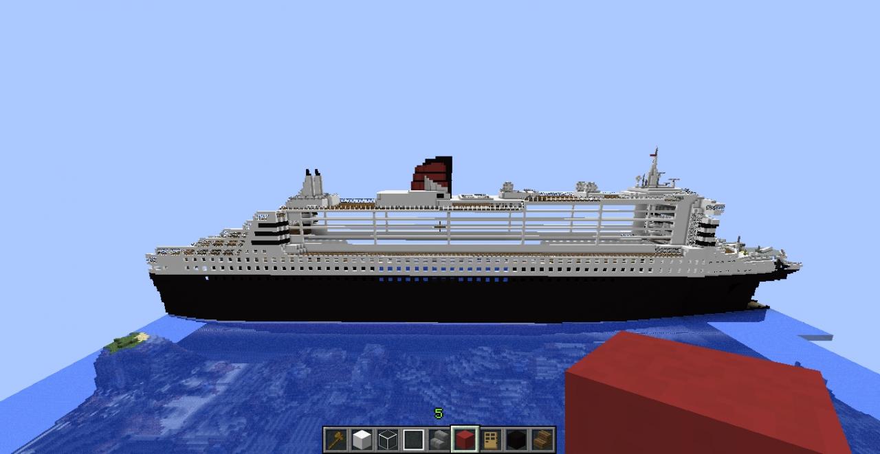 1:1 Queen Mary II Minecraft Map