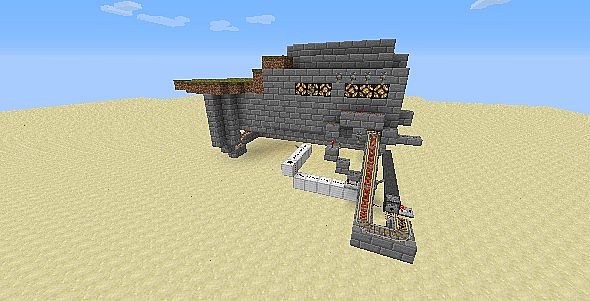 Fully Automatic Train/Subway/Minecart Station v. 2 Minecraft Map