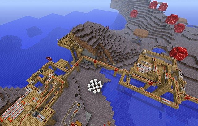 Redstone world 1.5+ Minecraft Map