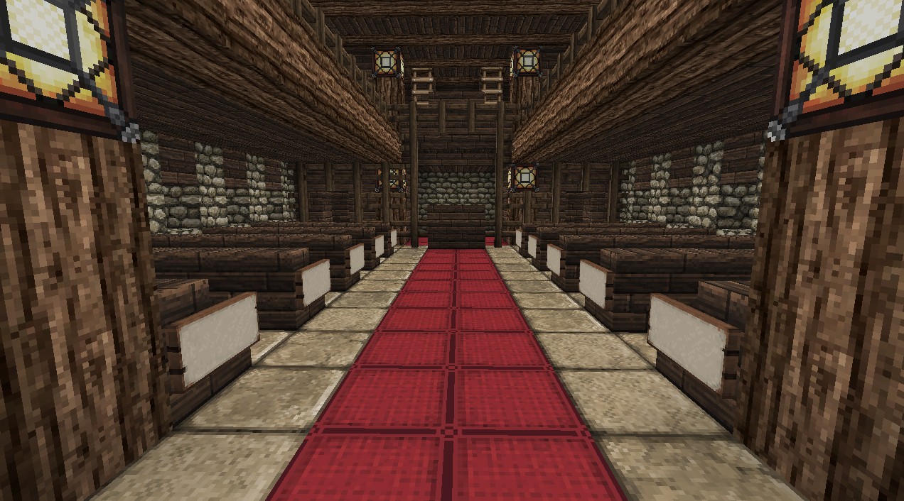 Medieval viking church Minecraft Map