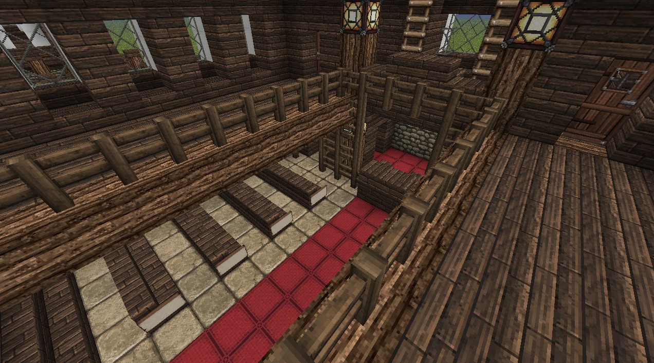 Medieval viking church Minecraft Map