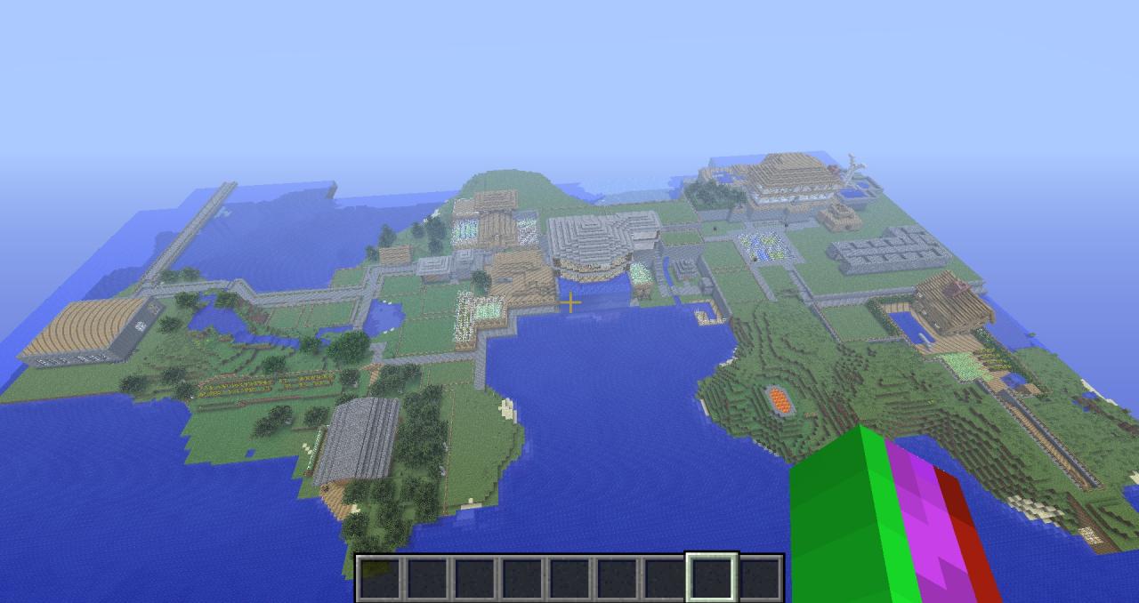 my server spawn or single player map just for you Minecraft Map