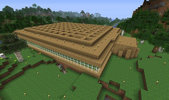 Tree Farm/fort Minecraft Map
