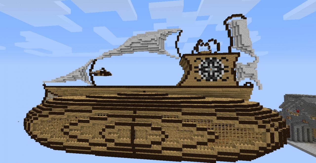 Flying Contraption Minecraft Map