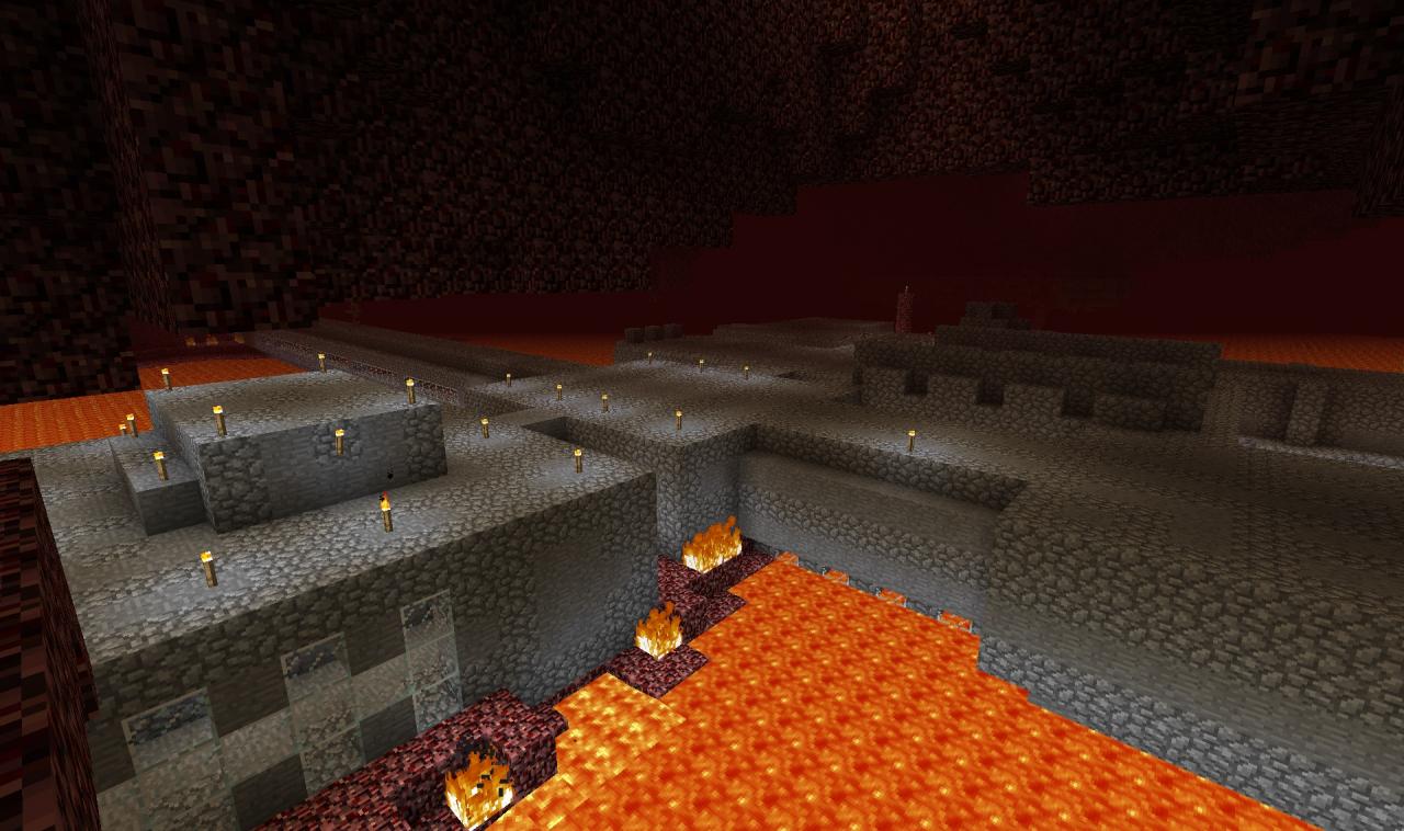 Nether Base Minecraft Map