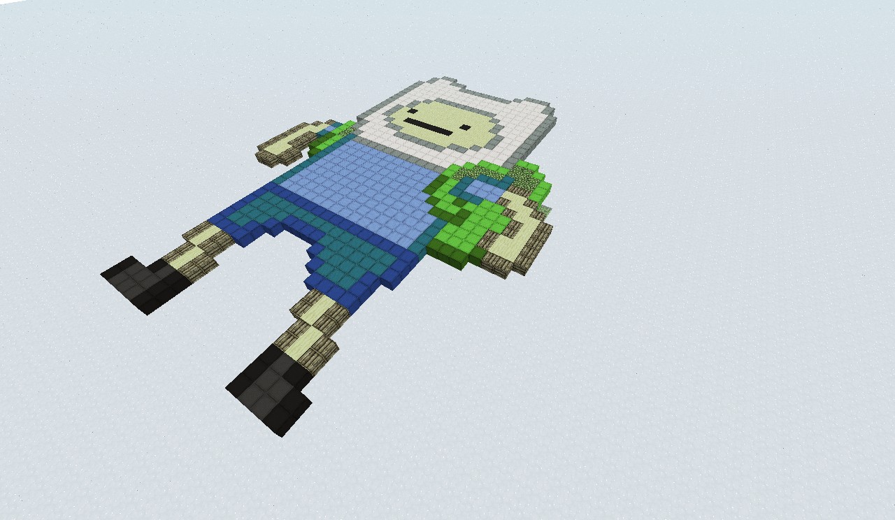 Finn Simple Pixel Art Minecraft Map