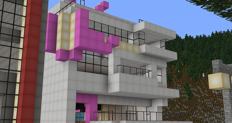 Vosotros! A Modern Club and Hotel Minecraft Map